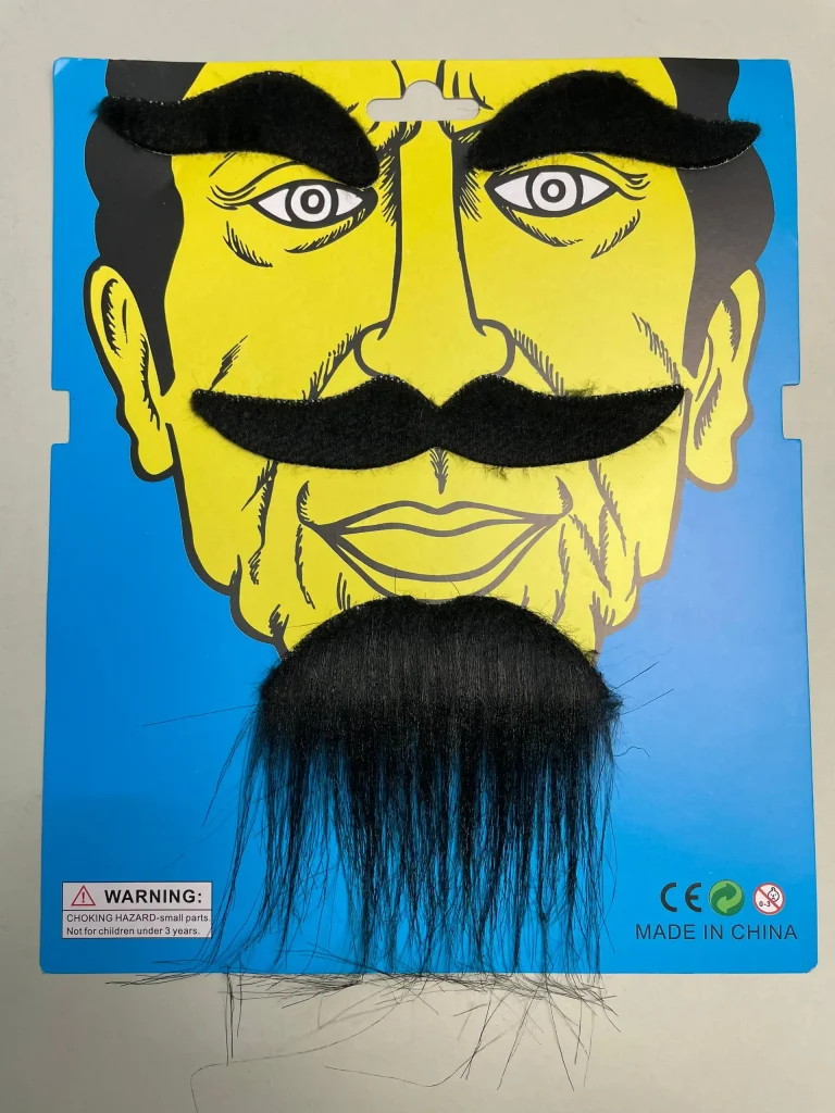 Black Fake Mustache and Beard - Supergift